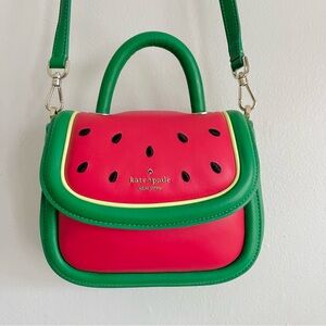 kate spade | Bags | Kate Spade Puffy Watermelon Mini Top Handle ...